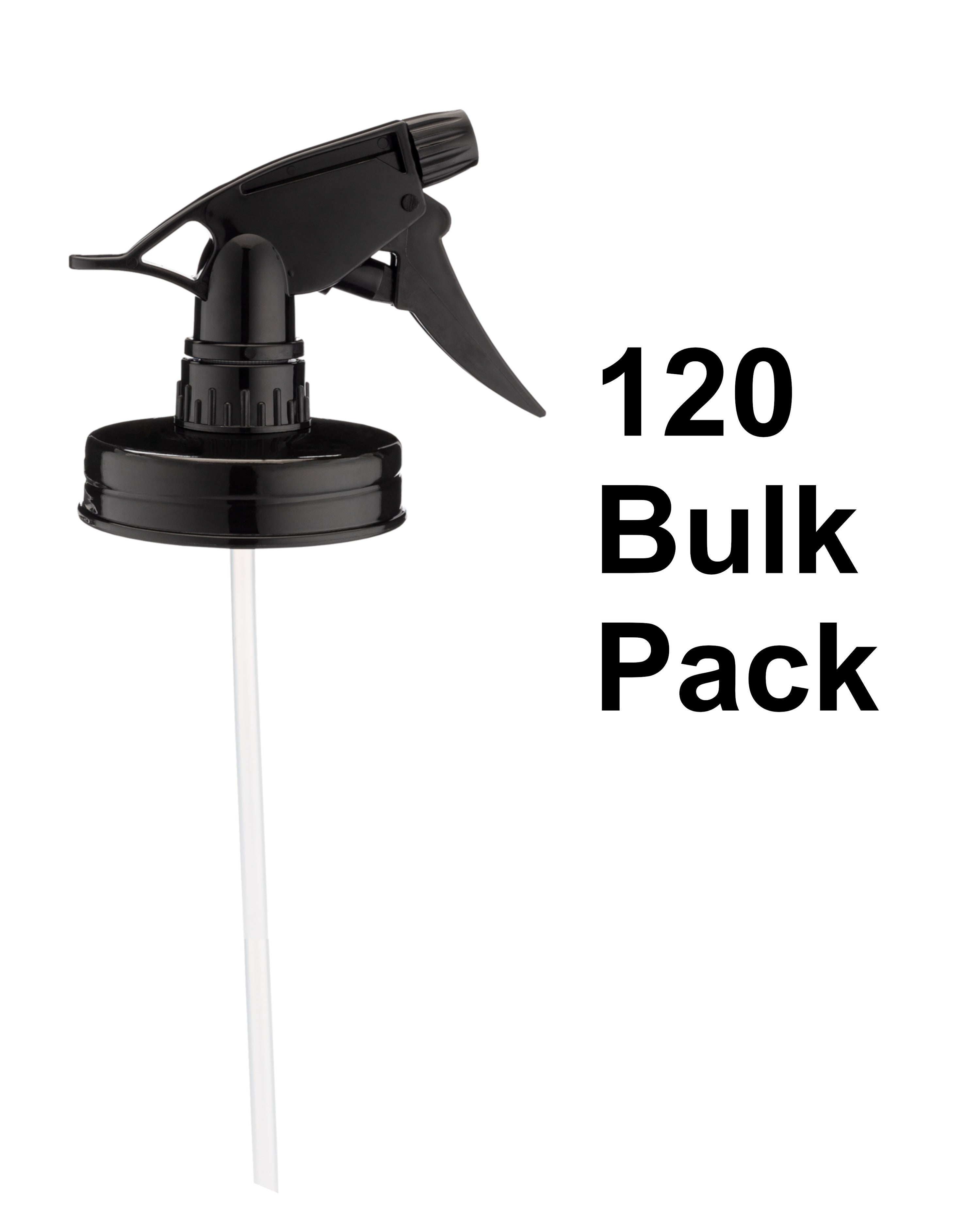 Mason Jar Sprayer Lids – Black